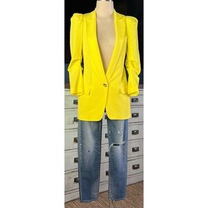 Smythe | Jackets & Coats | Smythe Scrunch Sleeve Seersucker Jacket 4 ...